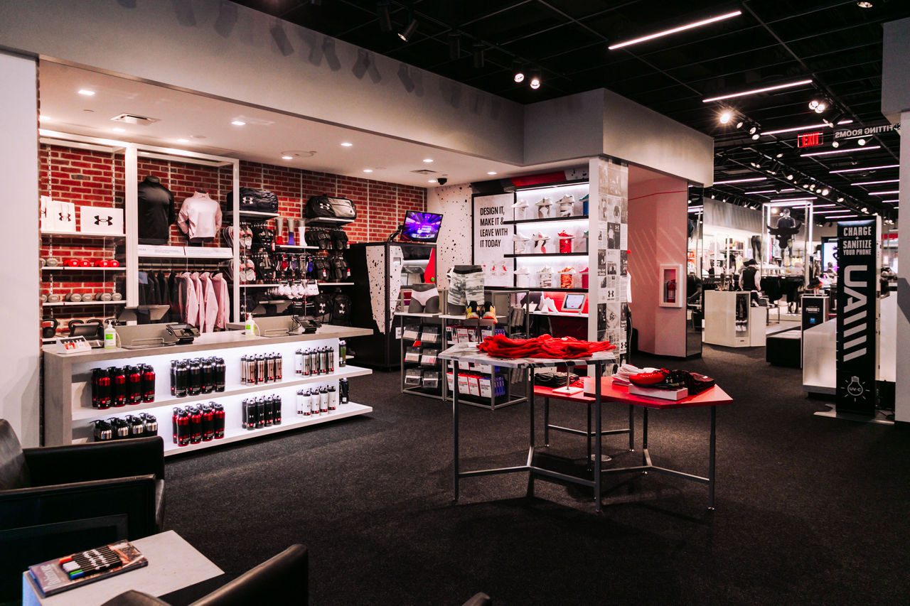 Under armour number store